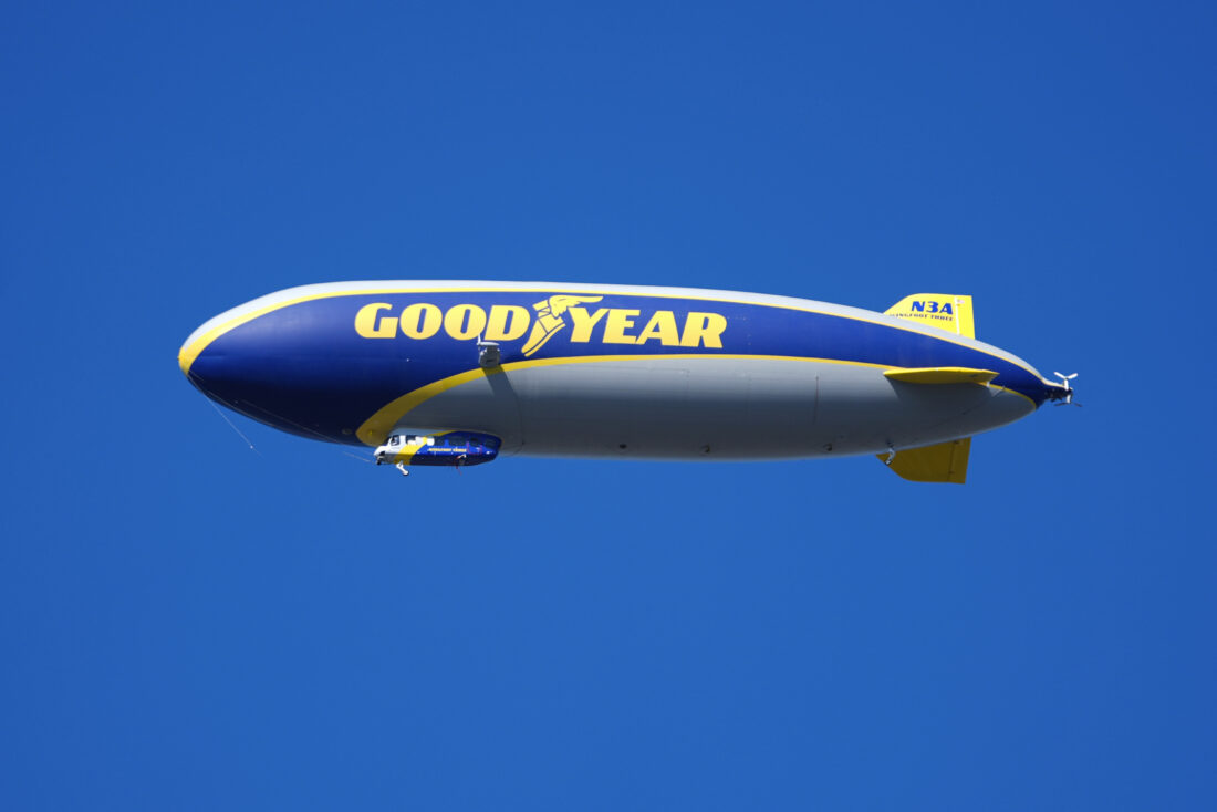 The iconic Goodyear Blimp is 100. To celebrate, a flight over Ohio ...
